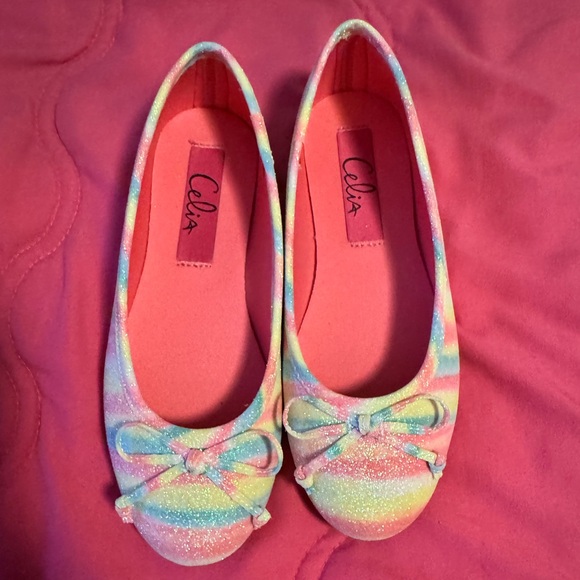 CeliaB | Shoes | Celiab Kids Rainbow Ballet Flats Brand New Without Box ...